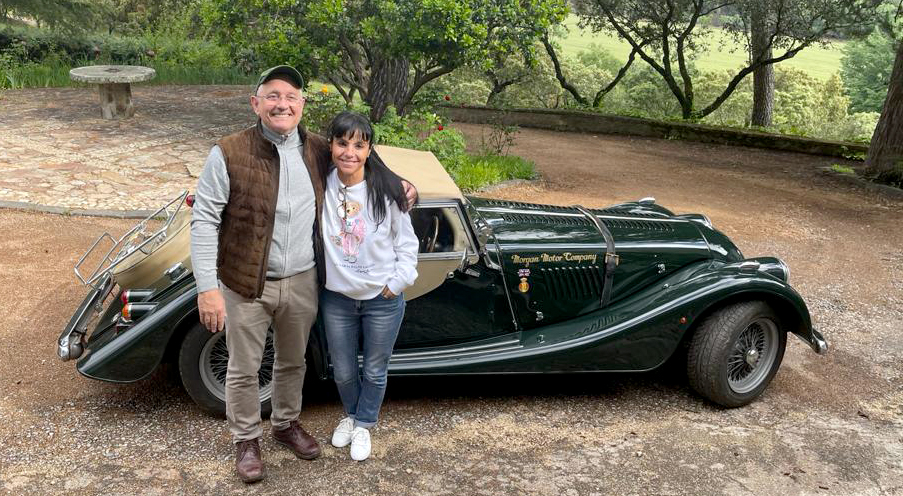 Angie y Óscar, Morgan al cuadrado - Morgan Sports Car Club España